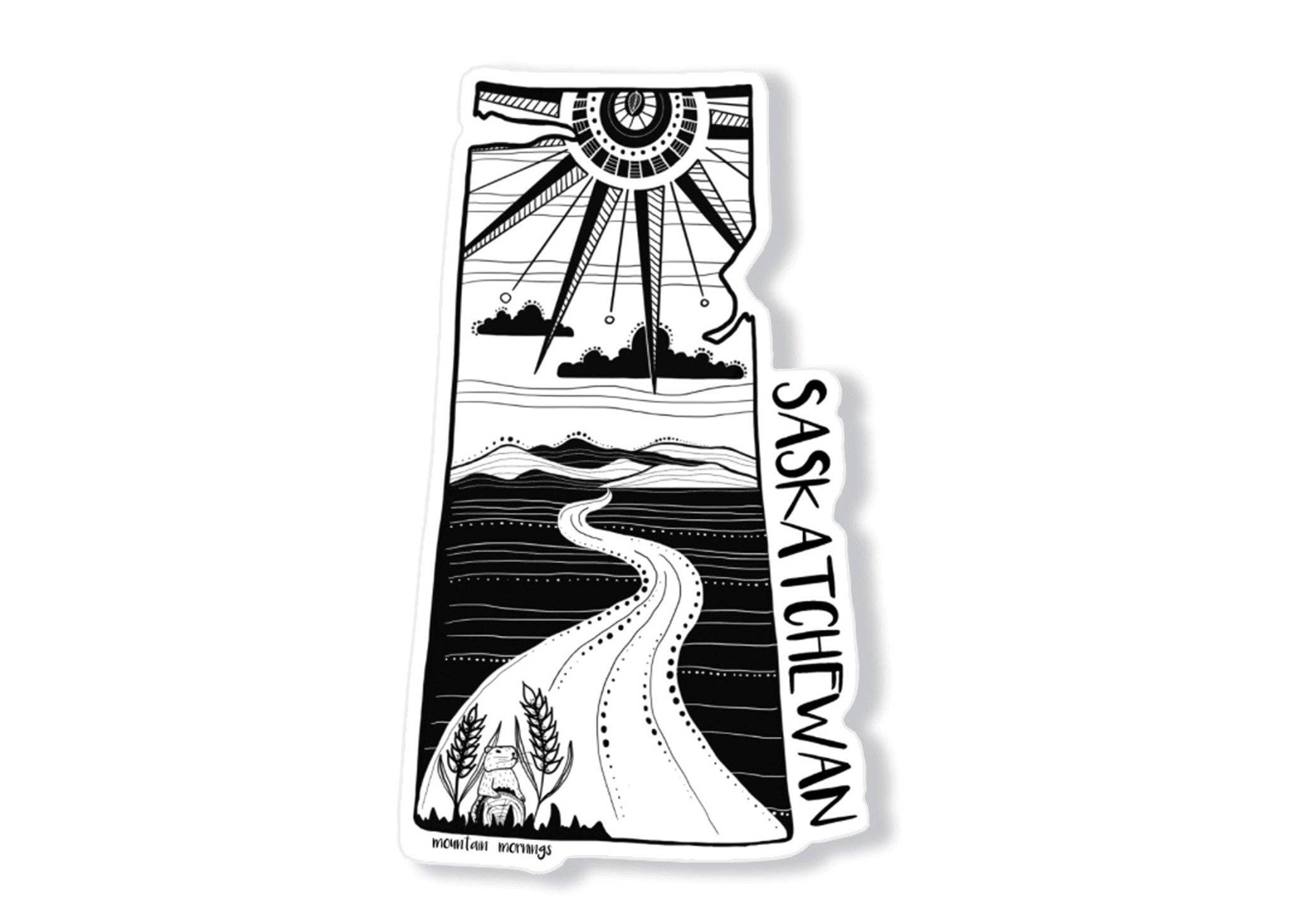 sticker - Saskatchewan Sticker – The Prairie Grazer